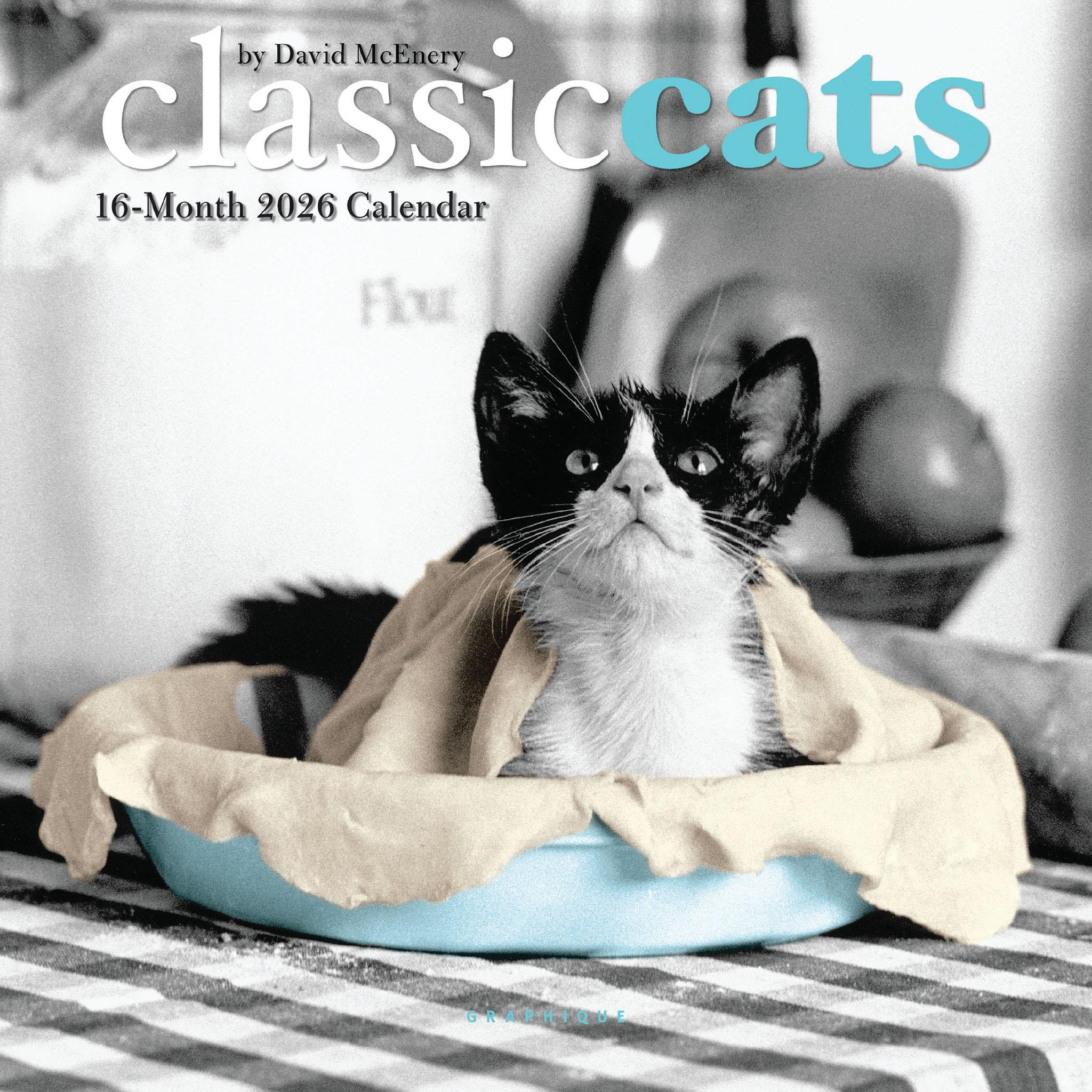 Classic Cats 2026 Mini Calendar